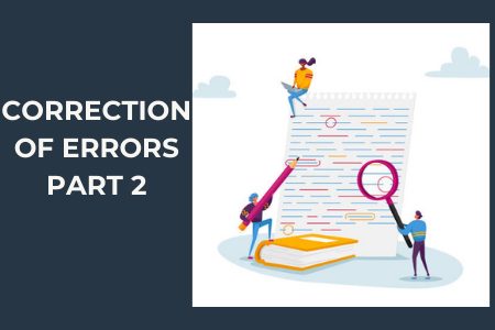 Correction of Errors – Part 2 – MM&Co – LCRC